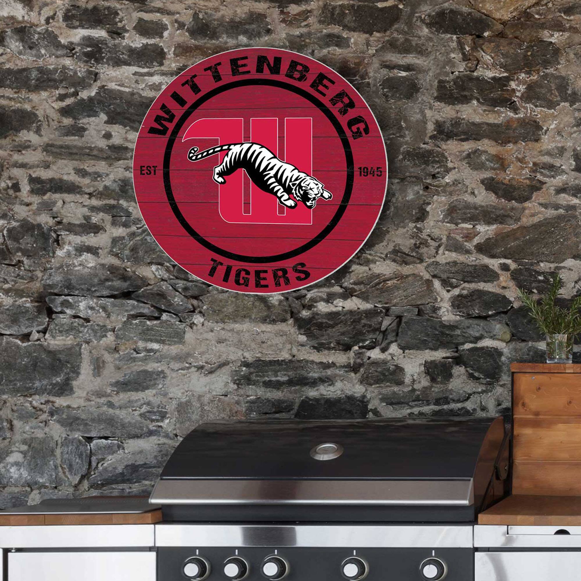 Jardine Wittenberg University Tigers 20'' x 20'' Indoor/Outdoor Team ...