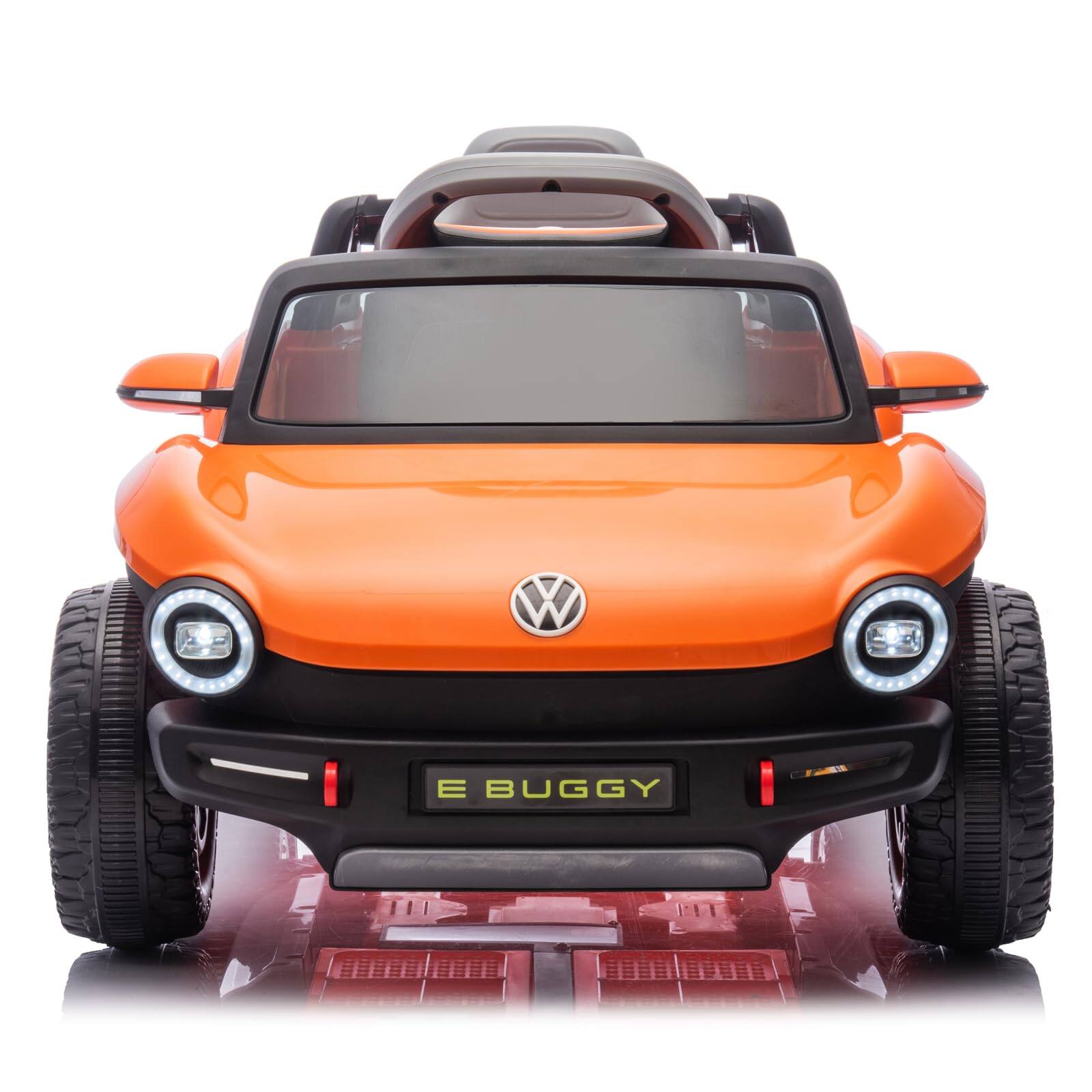 Qeetex 12V Licensed Volkswagen Beetle Ride On Car for Kids, Electric 4 ...