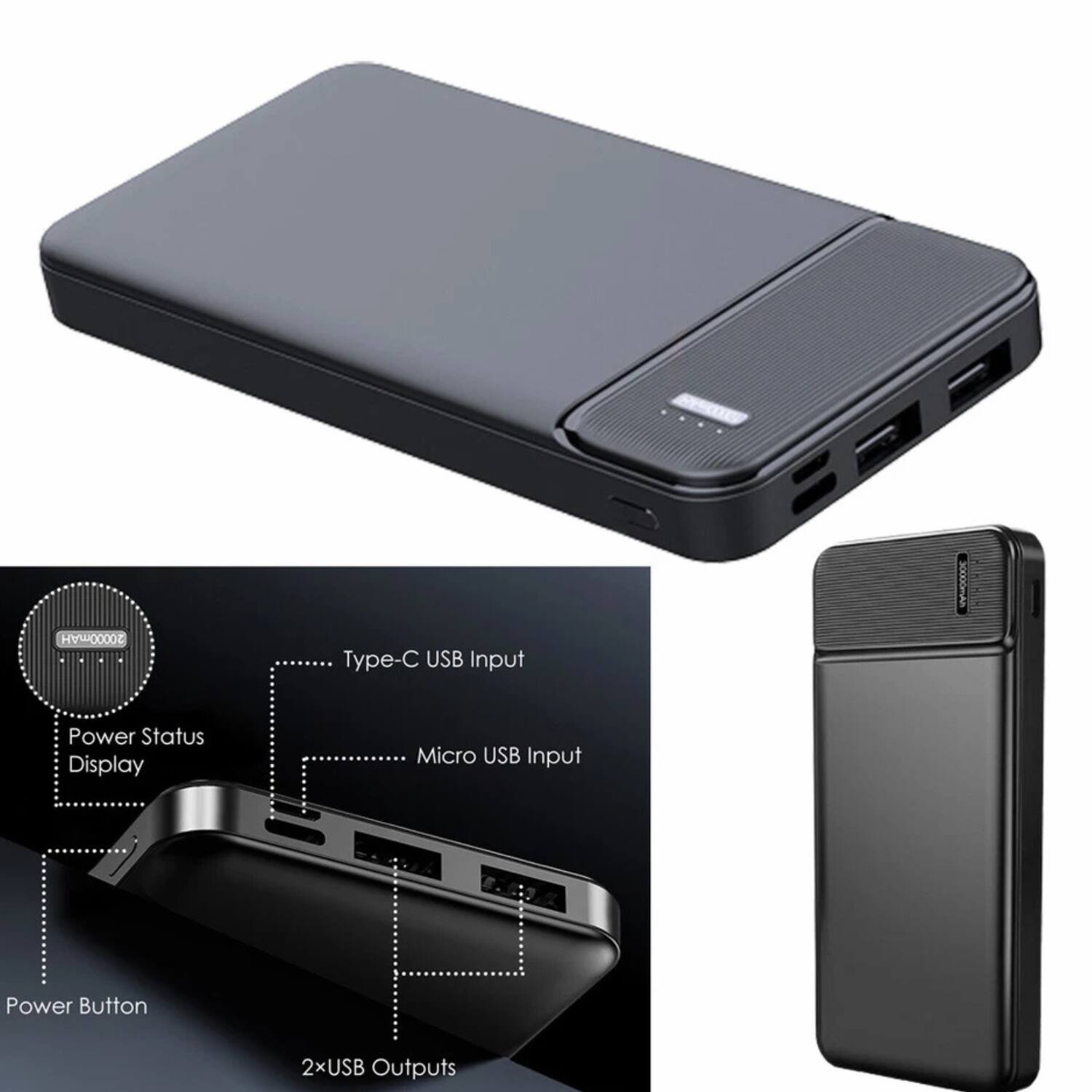 Home Collection 20000mAh Heated Jacket Vest External Battery Power Bank Black HJ-PB20000 - Best Buy