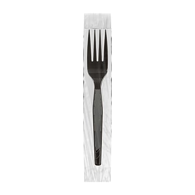 Dixie Grab 'N Go Individually Wrapped Medium Weight Fork, Dispenser Box ...