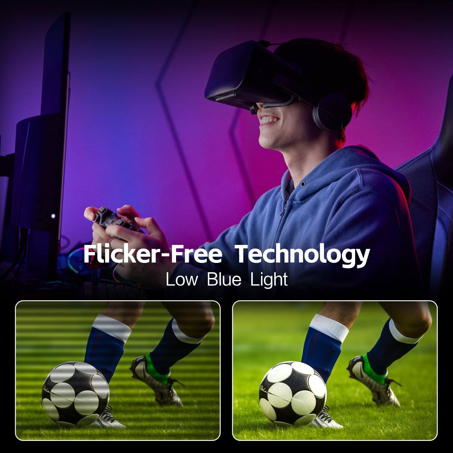 GlowWise 22 inch FHD 100Hz Frameless Monitor, 99% sRGB, Ultra Slim ...