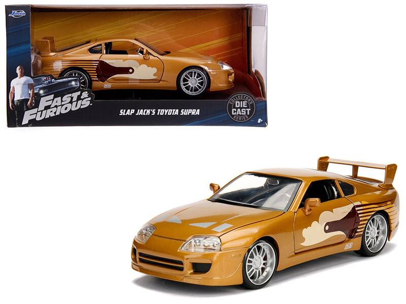 Jada Slap Jack's Toyota Supra "Fast & Furious" Movie 1/24 Gold 99540 ...