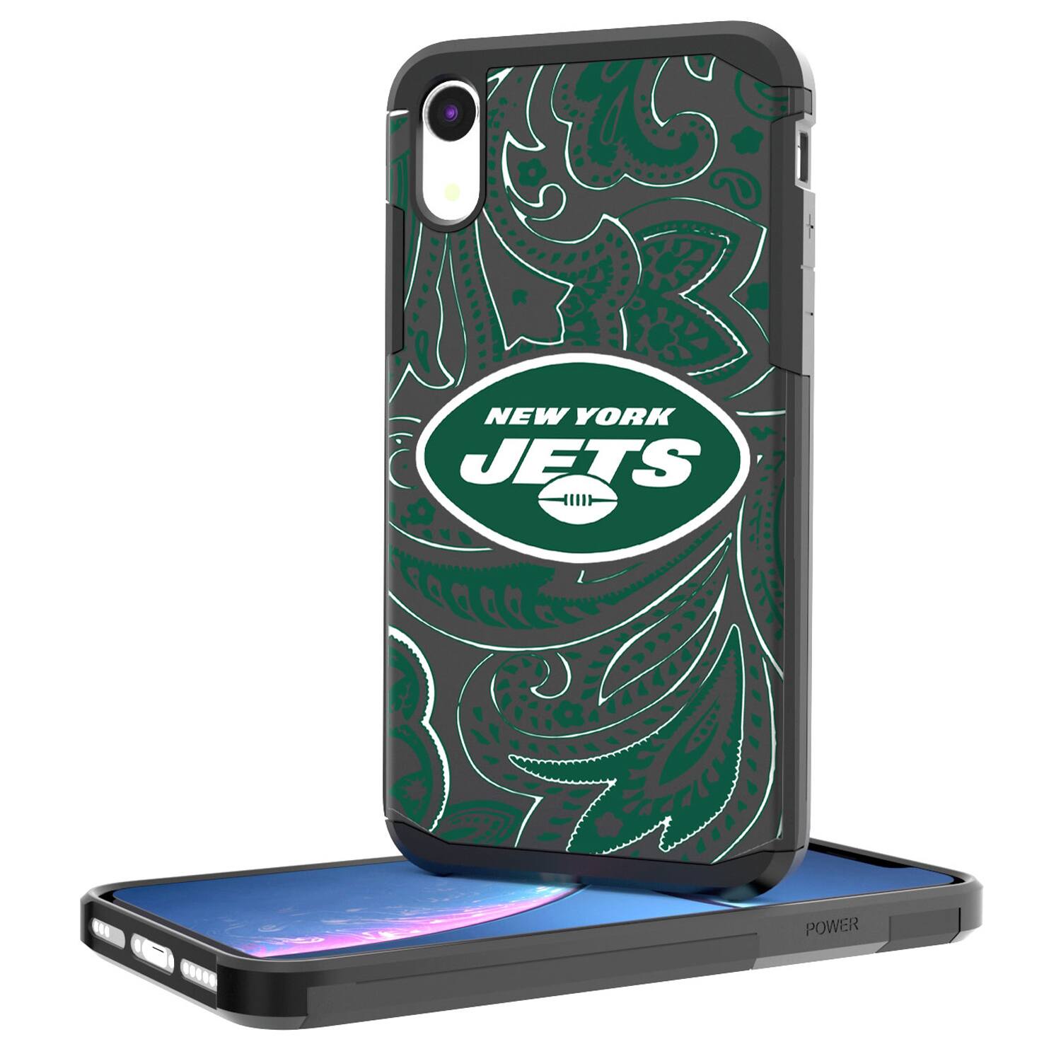 Keyscaper NFL New York Jets iPhone Rugged Paisley Design Case 15 ...