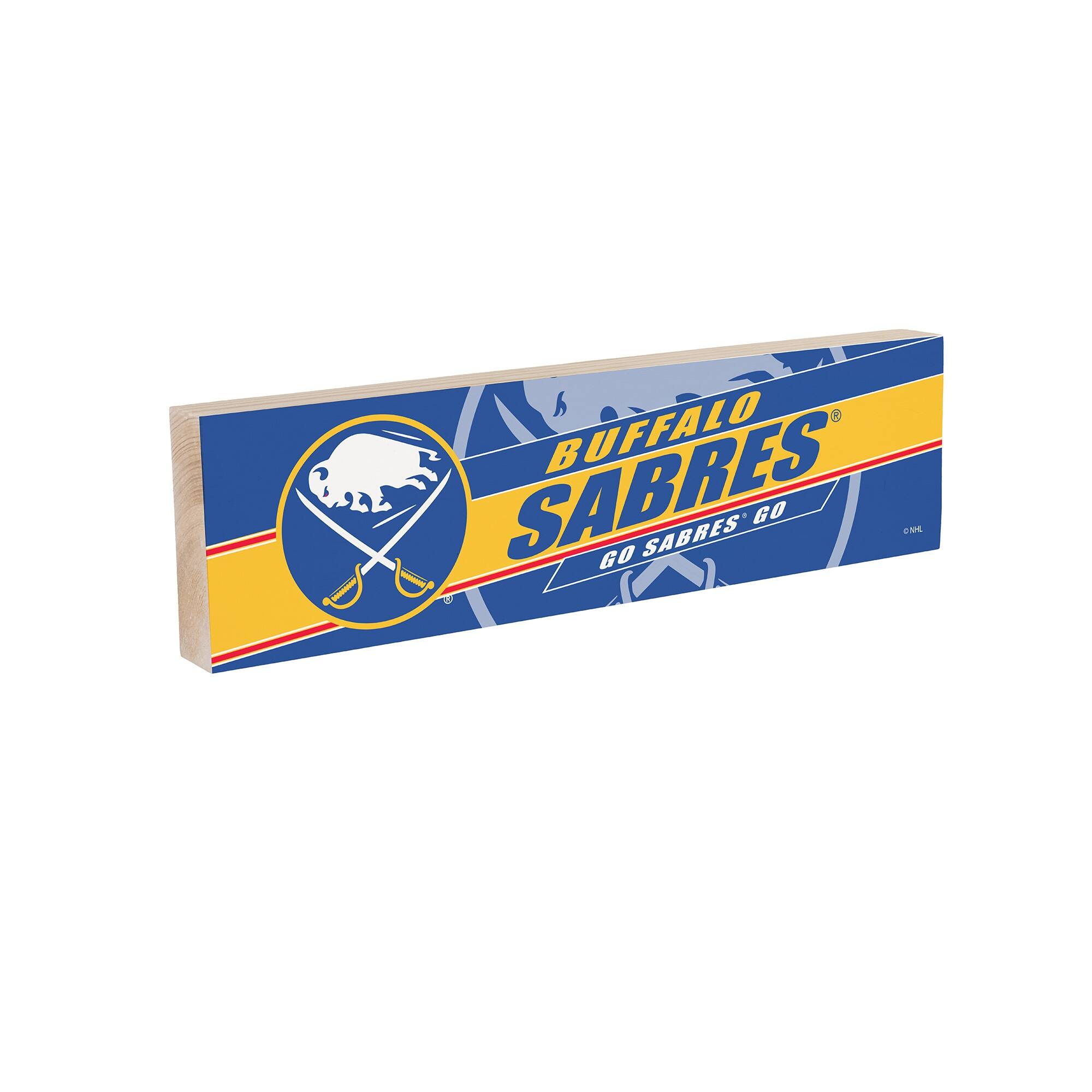 Evergreen Enterprises Buffalo Sabres 5" x 18" Shadow Logo Wood Mantle ...