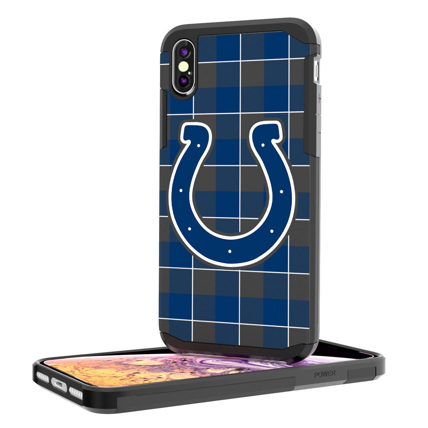 Keyscaper NFL Indianapolis Colts iPhone Rugged Plaid Design Case 12 Pro ...