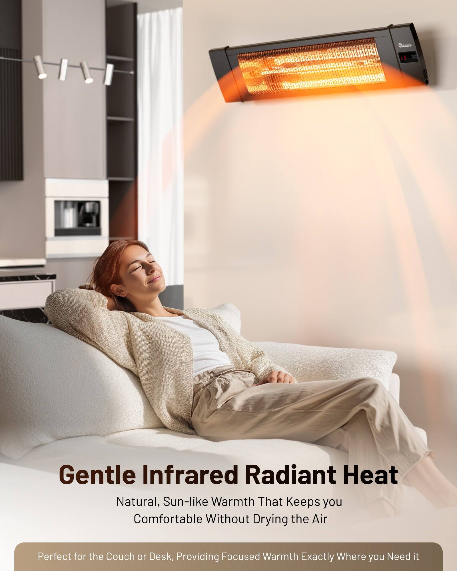 DR. INFRARED HEATER DR 238 1500W Carbon Infrared Indoor/Outdoor Patio ...