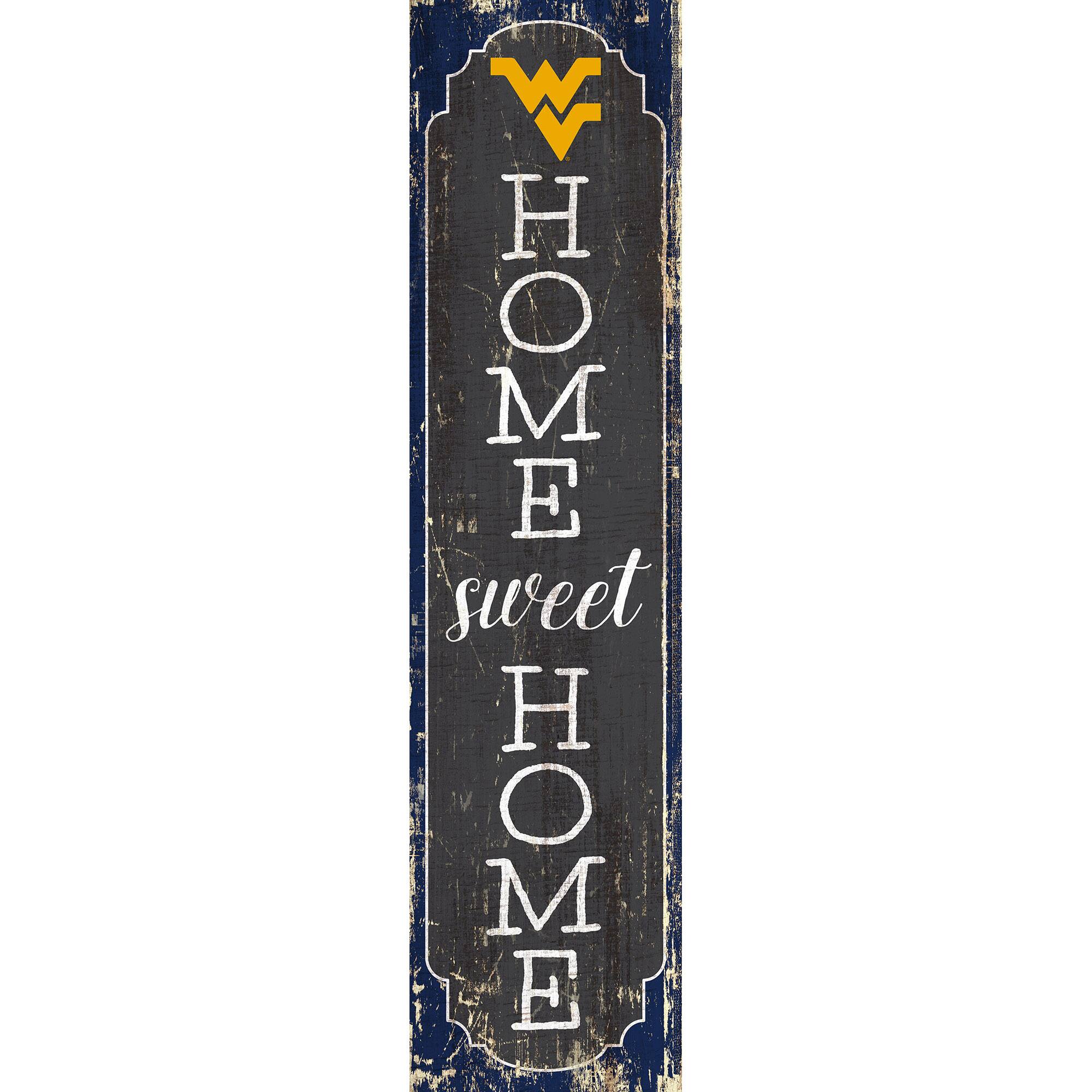 Fan Creations West Virginia Mountaineers 24" Home Sweet Home Leaner ...