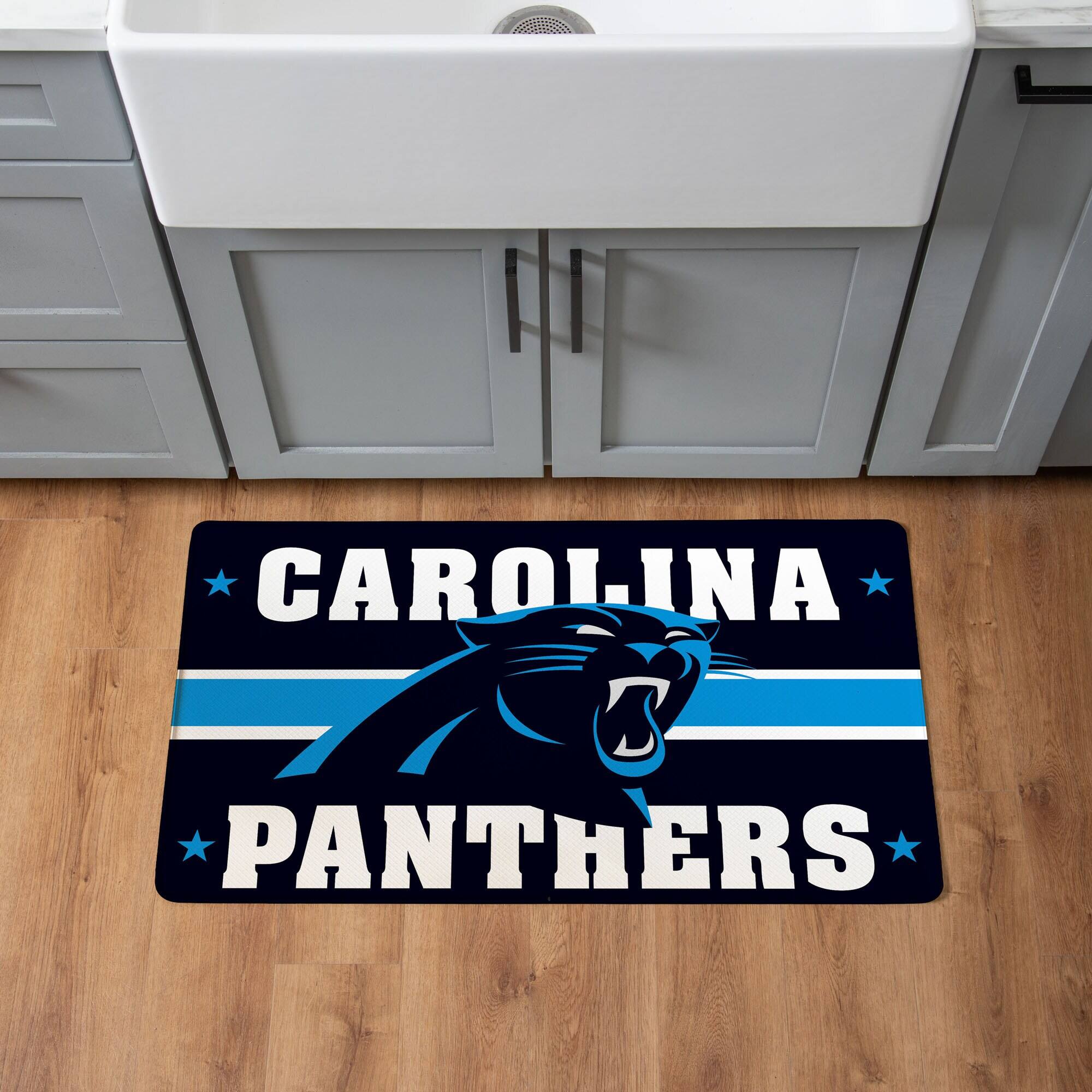 Evergreen Enterprises Carolina Panthers 18" x 30" Anti Fatigue Comfort ...