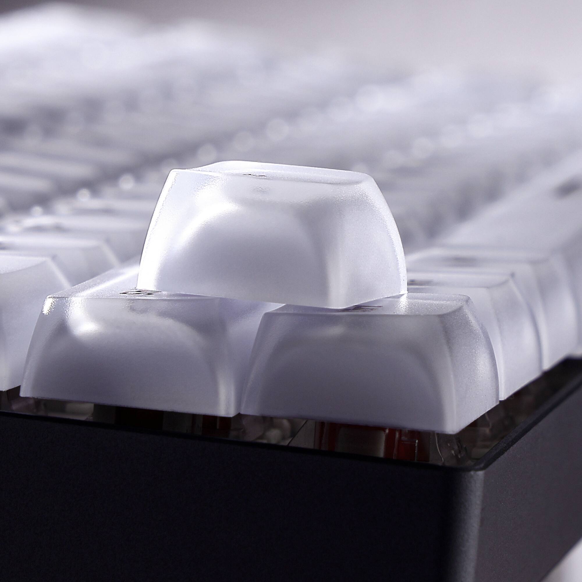 Womier Frosted Jelly Keycaps,CSA Profile Shine Through Keys for Most US ...