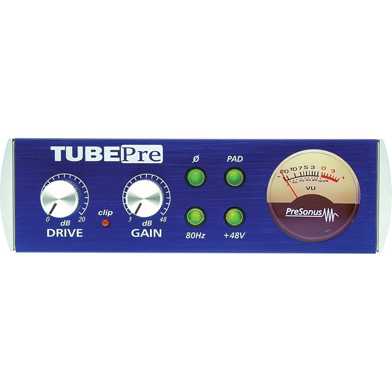 Best Buy: PreSonus TubePRE Microphone Preamp Blue/Gray/Black TUBEPRE
