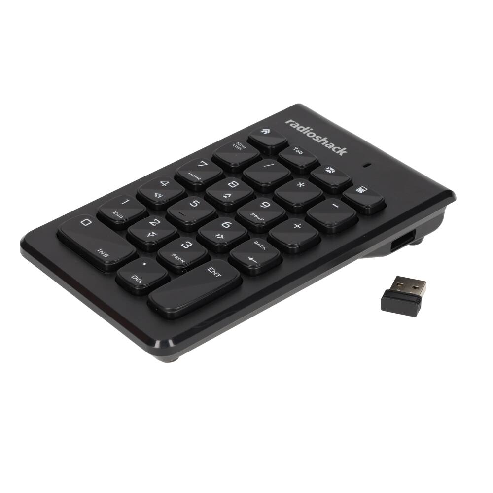 RadioShack RadioShack 2.4GHz Wireless Numeric Keypad 33ft Range, Plug ...