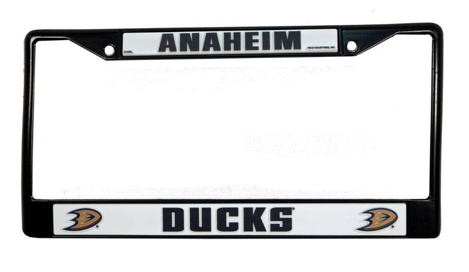 Rico Industries Anaheim Ducks Metal License Plate Frame Standard 12 x 6 ...
