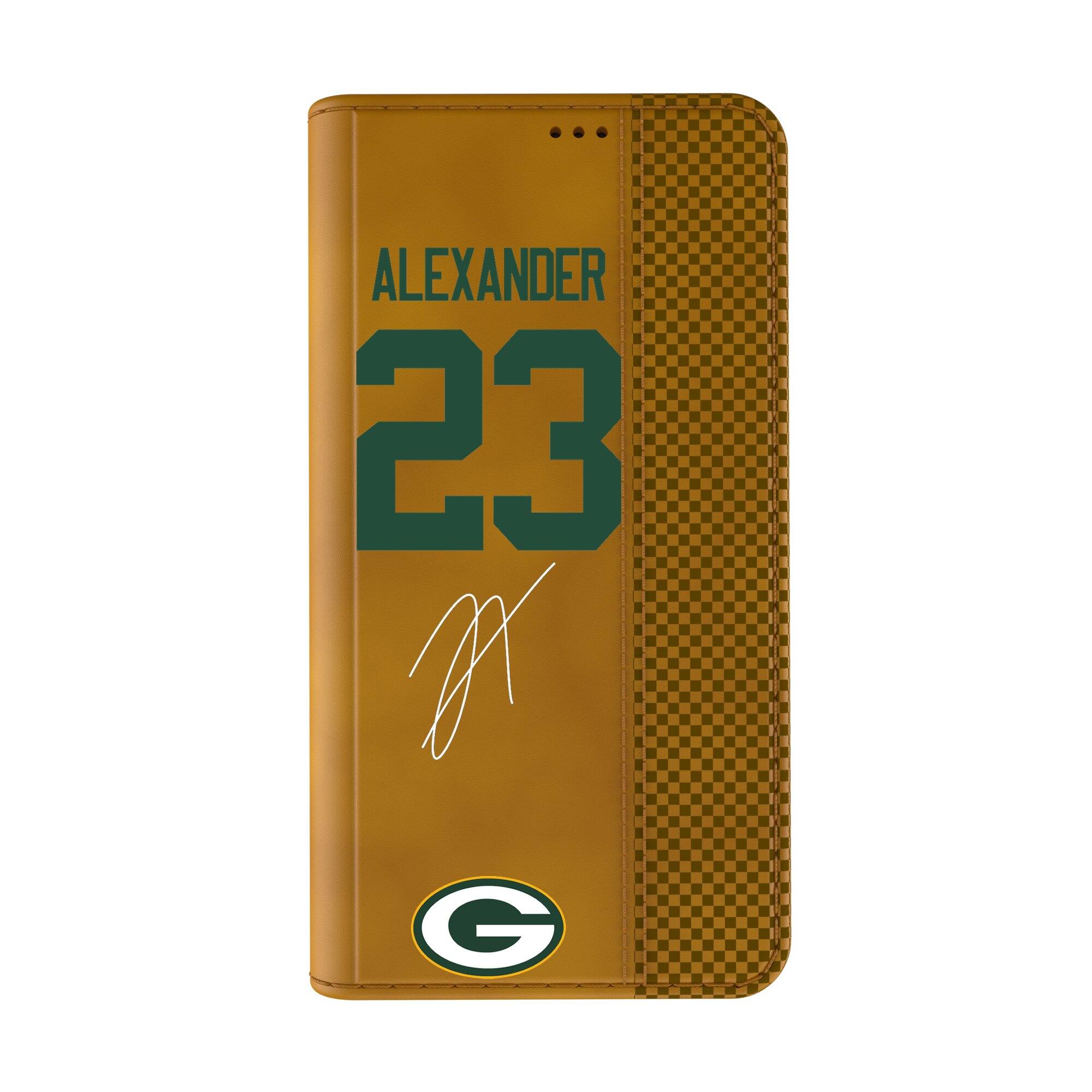 Keyscaper NFL Jaire Alexander Green Bay Packers Folio iPhone Case 15 Pro Max Brown 202398774 ...