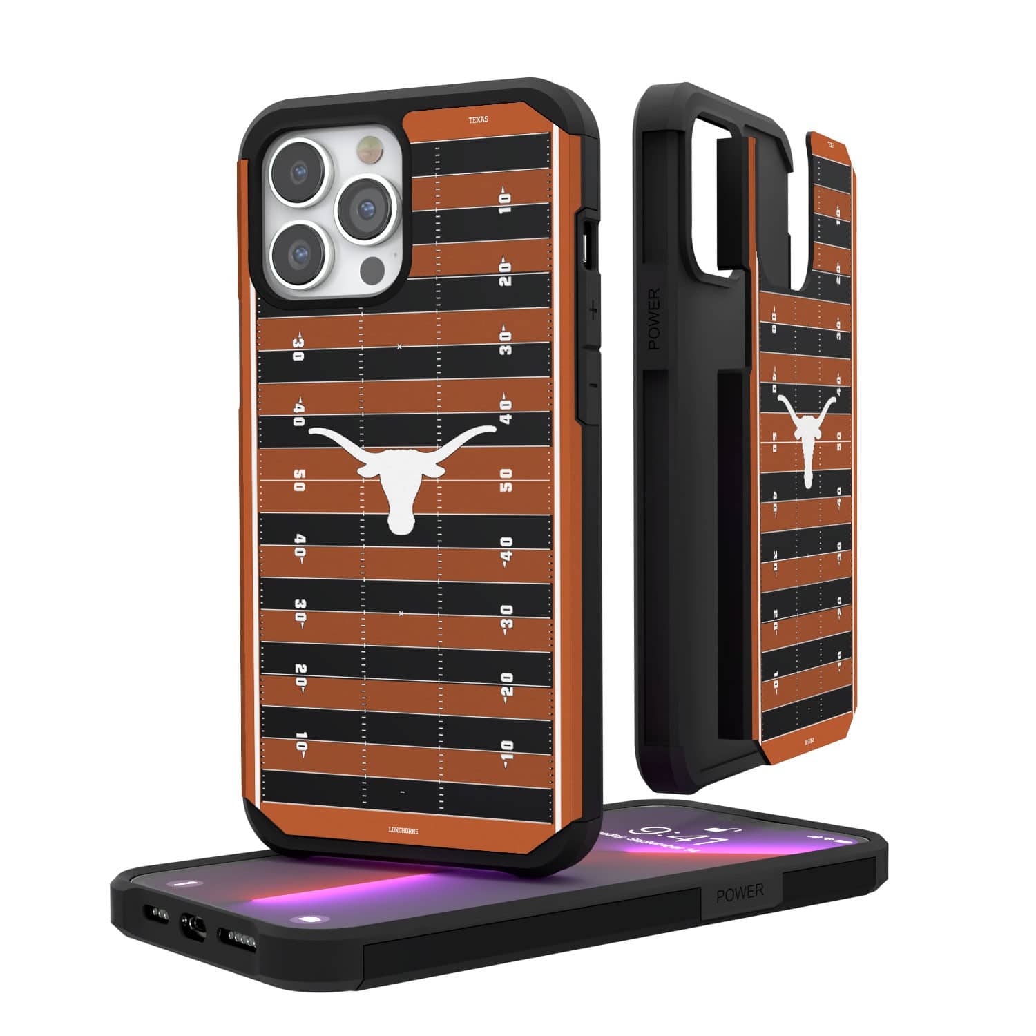 TEXAS Keyscaper - NCAA - Longhorns Field iPhone Rugged - 16 Pro Max ...