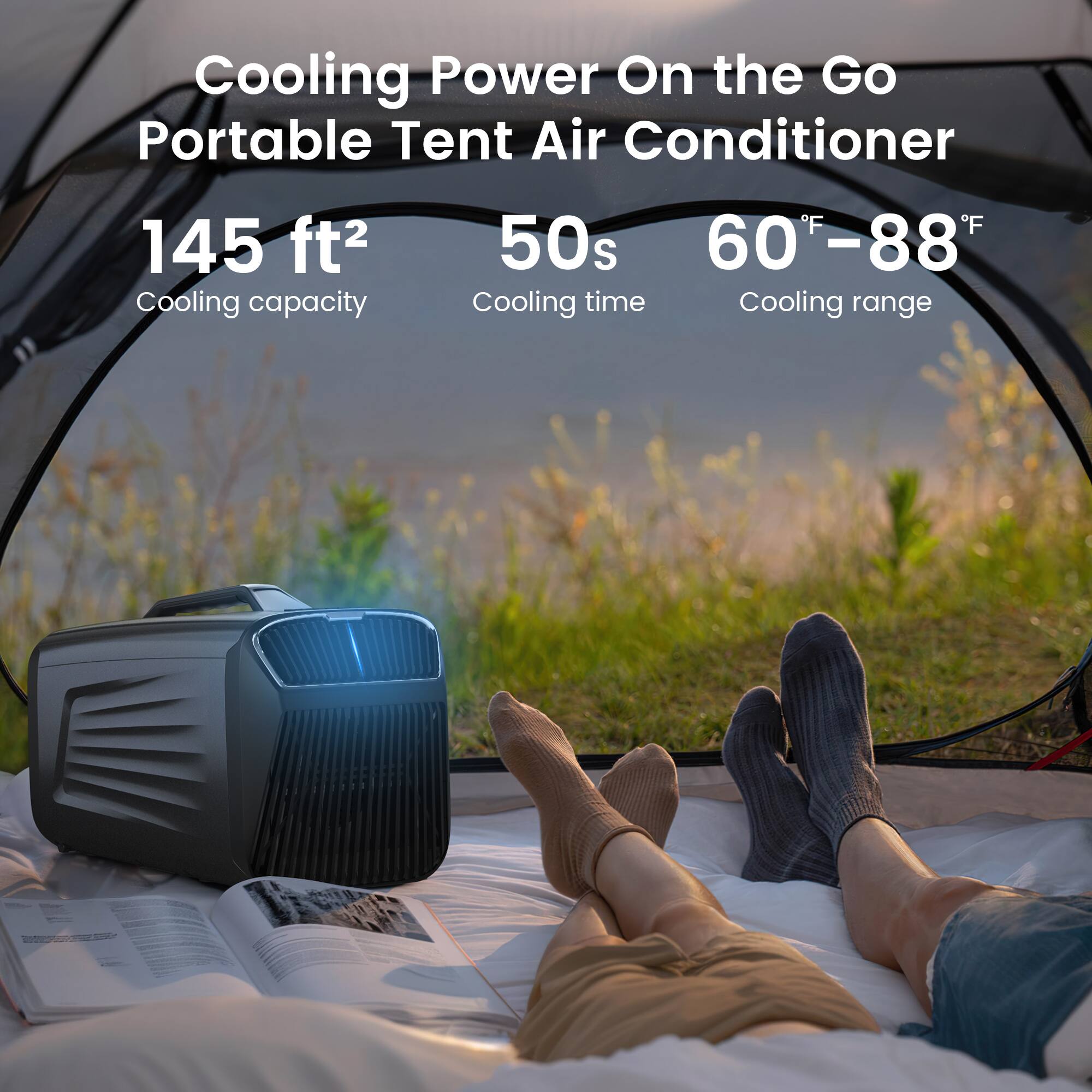 Waykar 5000 BTU 3 in 1 Portable Air Conditioner with Dehumidifier for ...