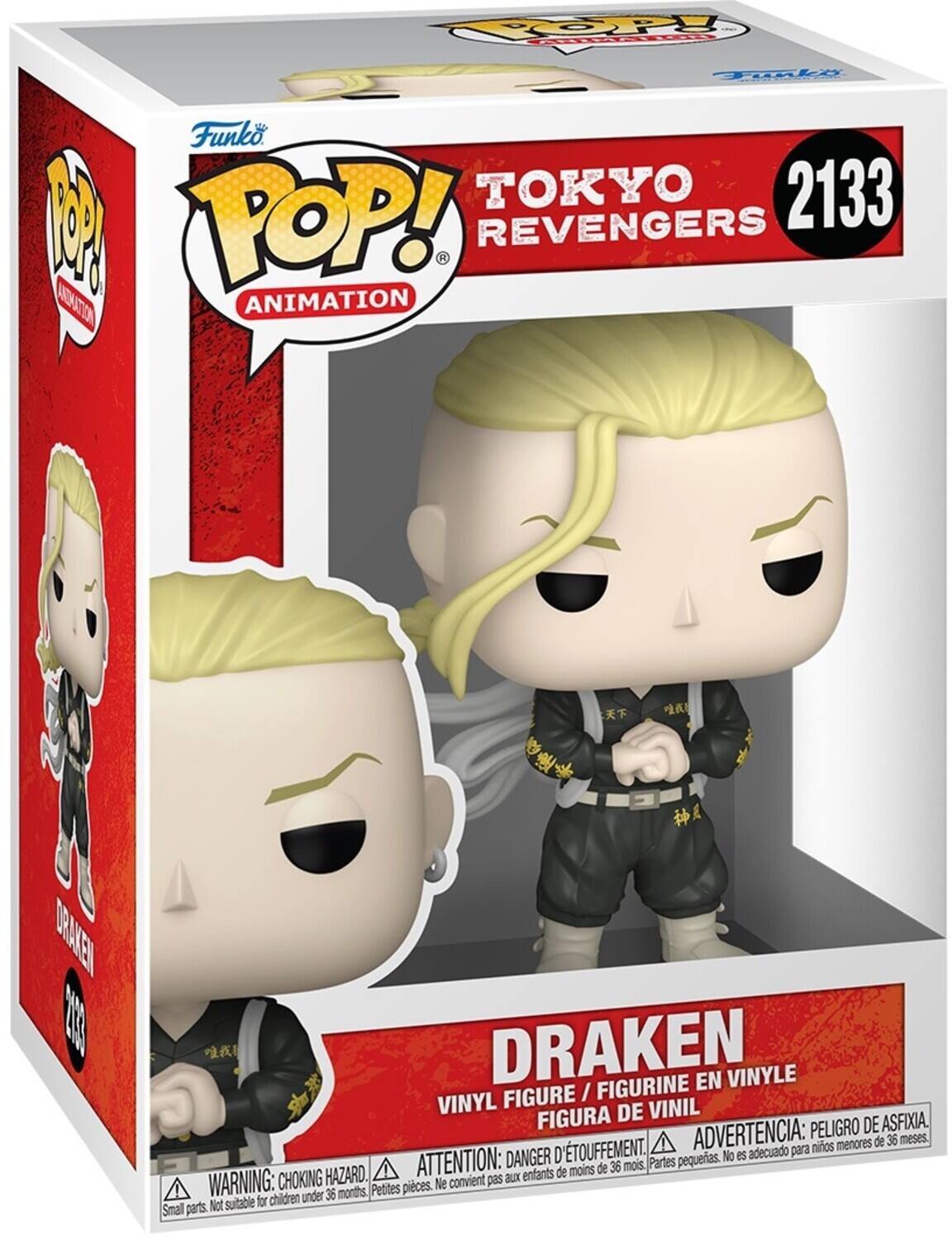 Funko POP! Anime: Tokyo Revengers Draken COLLECTIBLES Multicolor ...