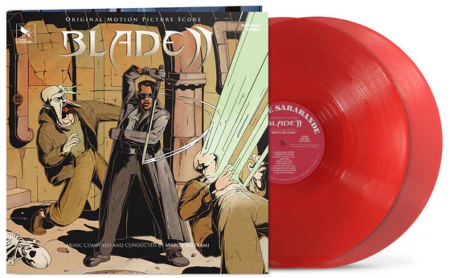 Marco Beltrami Blade II (Original Soundtrack) Deluxe Translucent Ruby Colored Vinyl VINYL LP ...