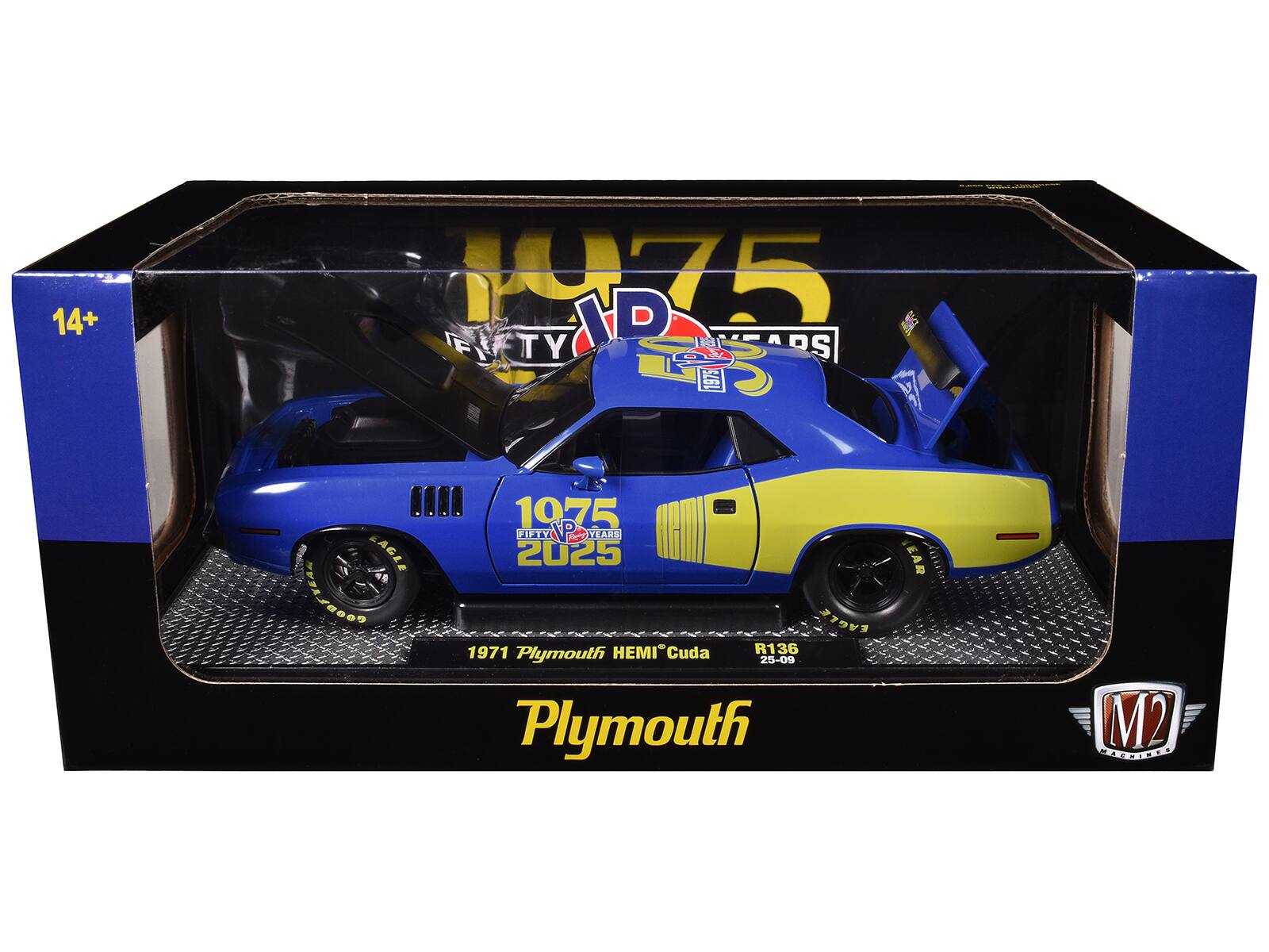 M2 1971 Plymouth Hemi Cuda "VP Racing 50 Years" Sides Limited Edition ...