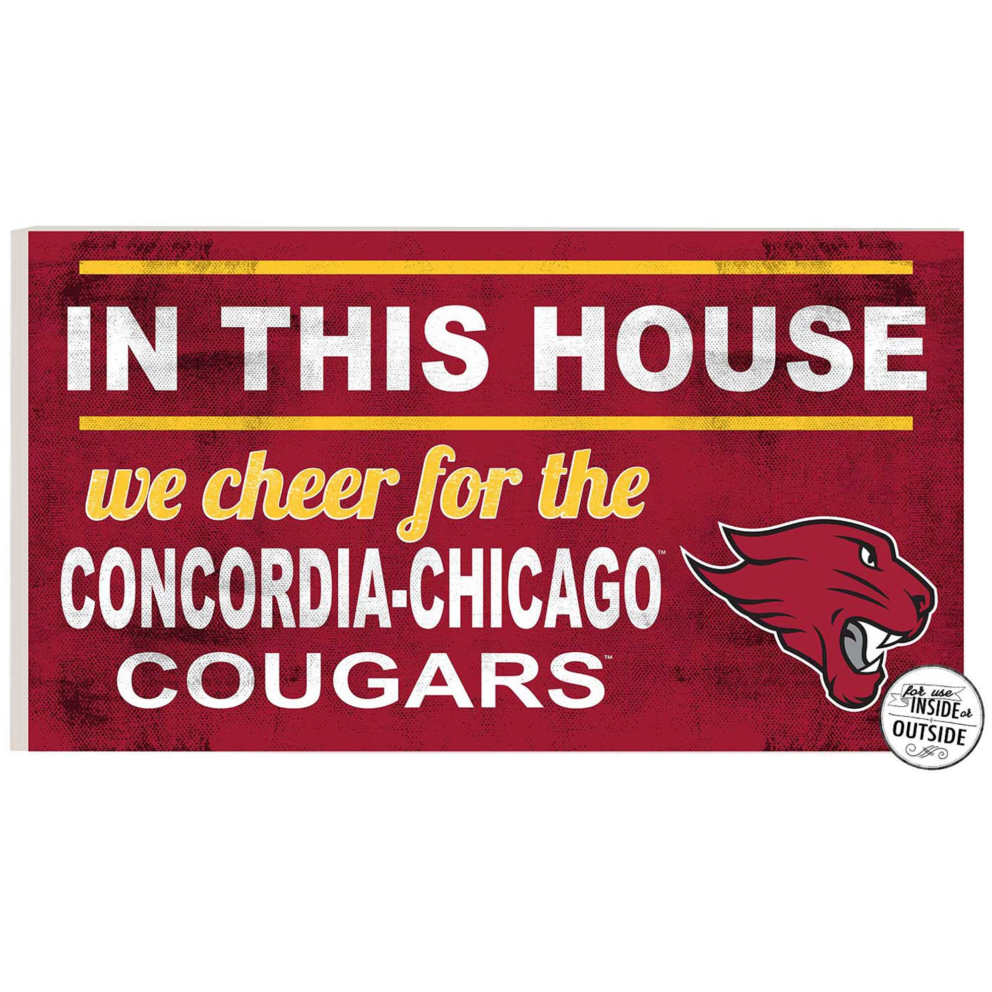 Jardine Concordia University (IL) Cougars 11'' x 20'' Indoor/Outdoor In ...