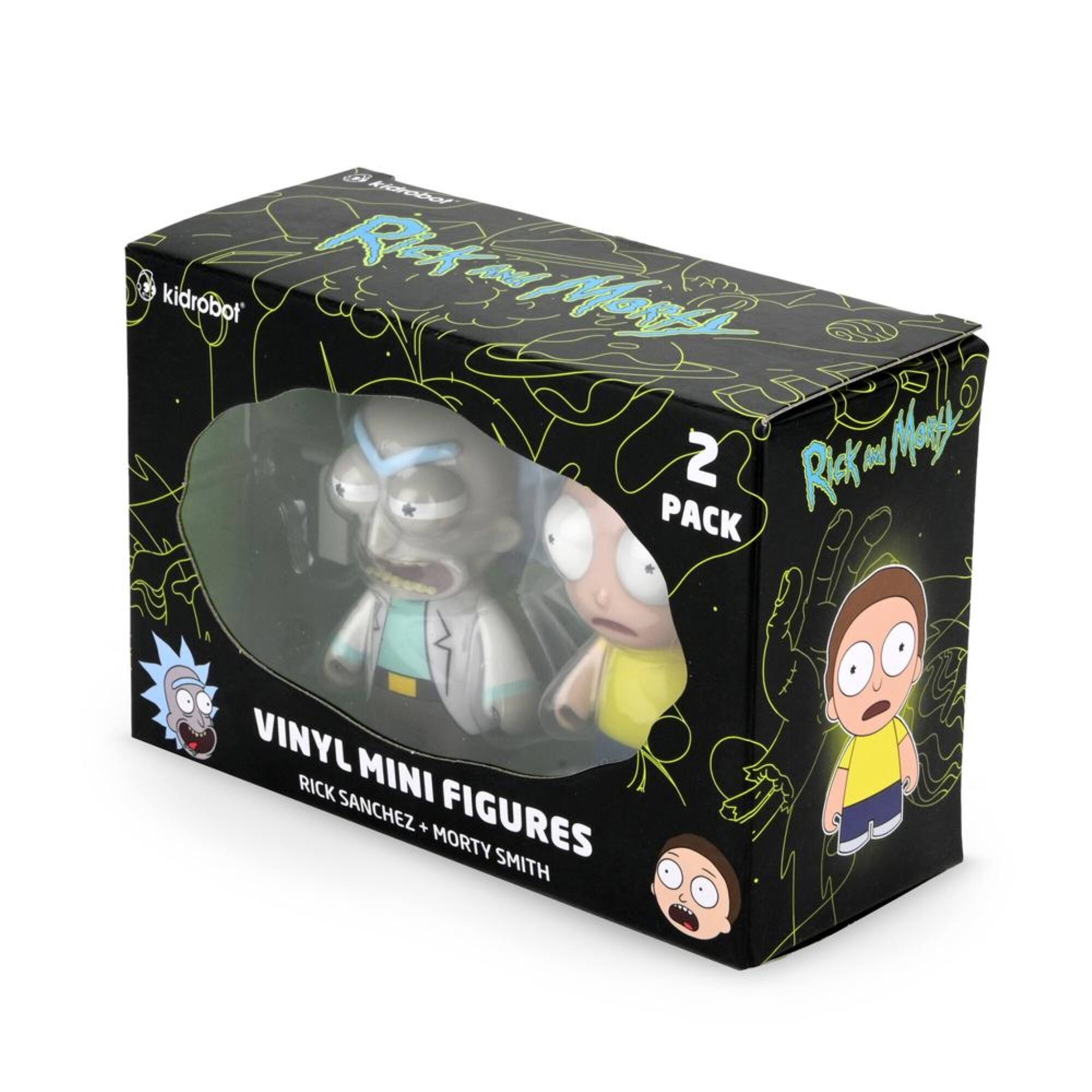 Customer Reviews: NECA Rick&Morty 3" Figures Rick w Raygun & Morty ...