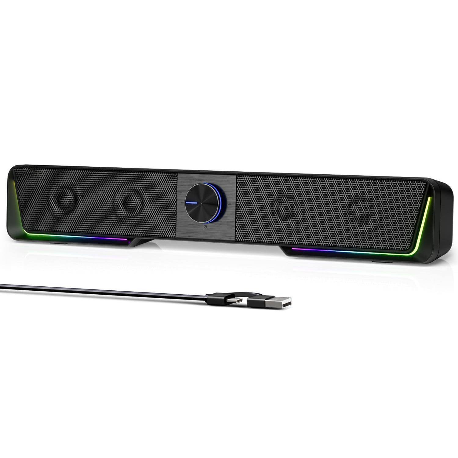 Cozy Serene Led Usb usb Light A40 Computer Speakers With Clear Sound ...