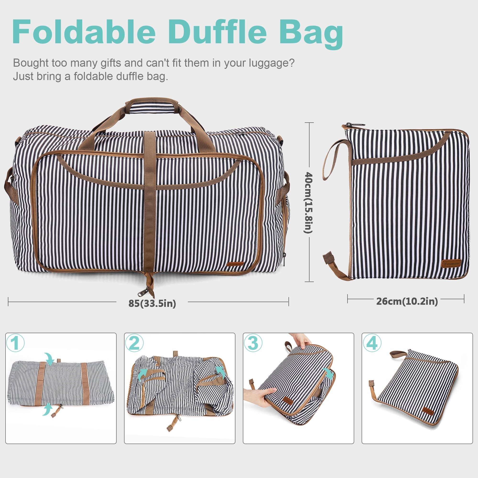 Paradigms Interiors Duffle Bag For Travel Large Foldable Waterproof ...
