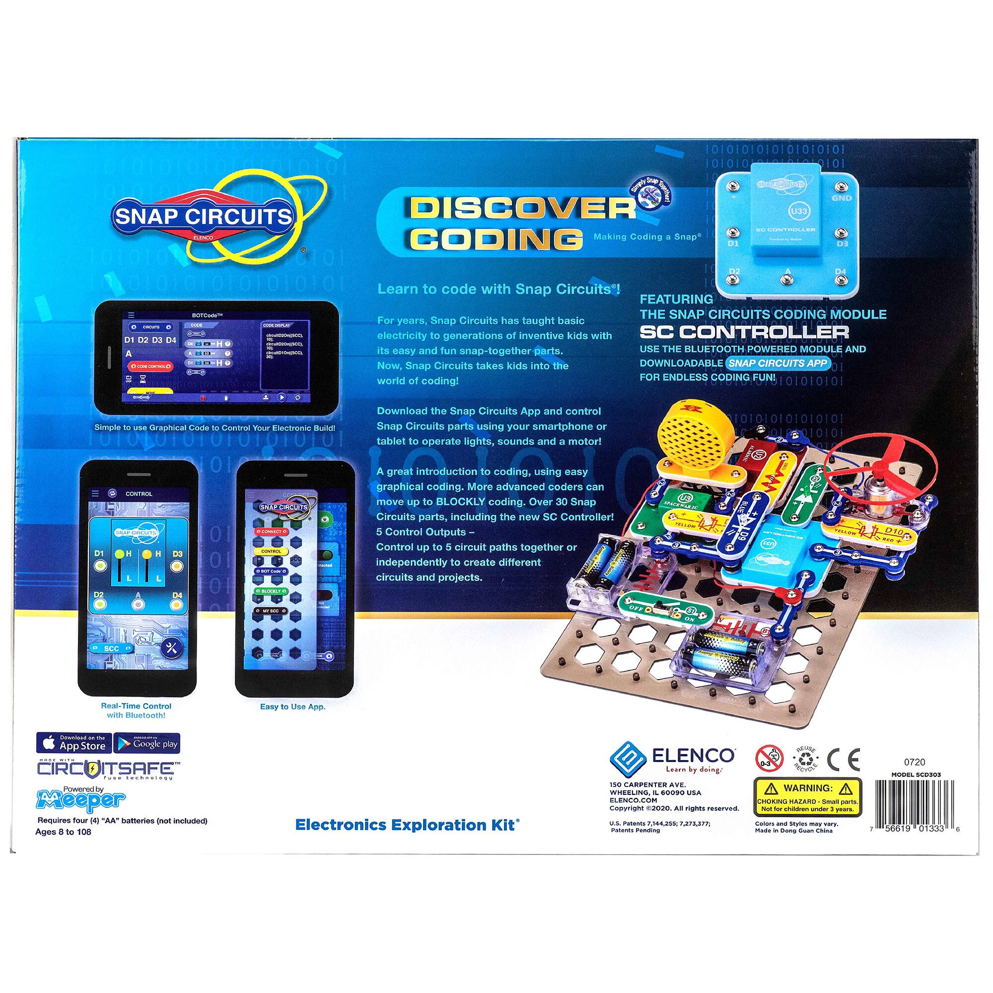 Elenco Snap Circuits Discover Coding G756619013336 Best Buy