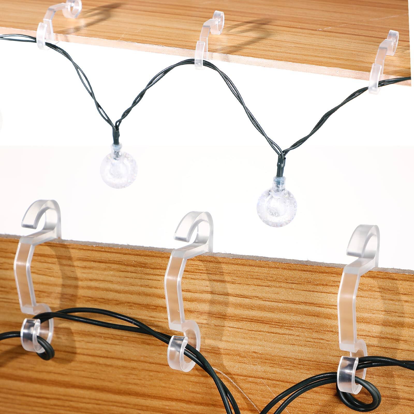 Paradigms Interiors Christmas Light Clips Outdoor Gutter Hooks Plastic ...