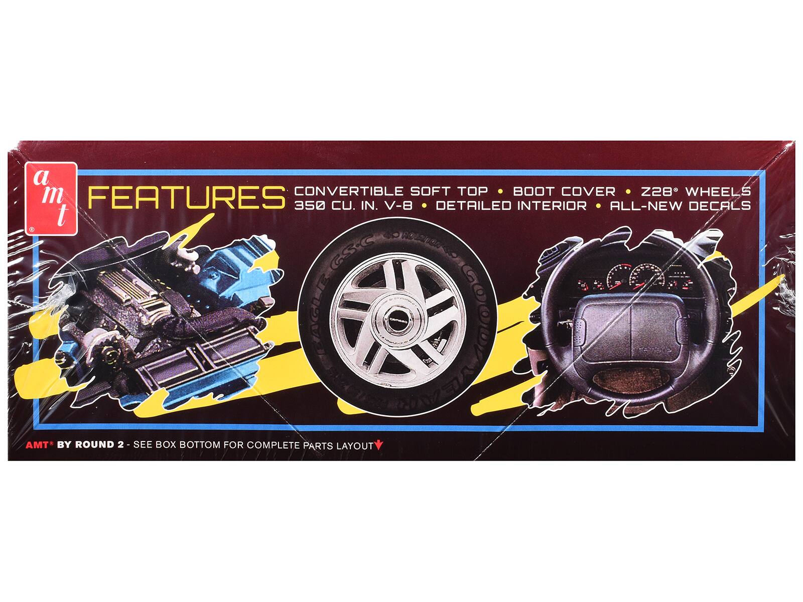 Skill 2 Model Kit 1996 Chevrolet Camaro Z28 Convertible 1/25 Scale ...