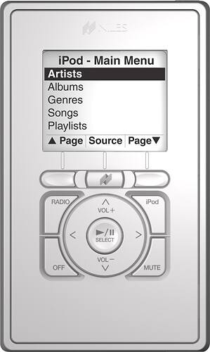 Niles Solo 6 MD 6 Source Master Keypad White Fg01493 - Best Buy