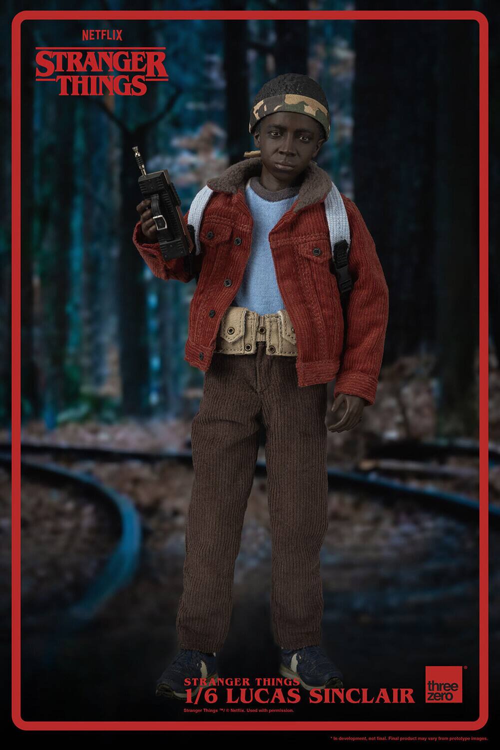PopMarket THREEZERO Stranger Things SiXTH Lucas Sinclair Action Figure ...
