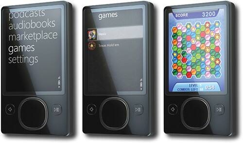 Customer Reviews: Zune Refurbished MP3 Player with 120GB* Hard Drive ...