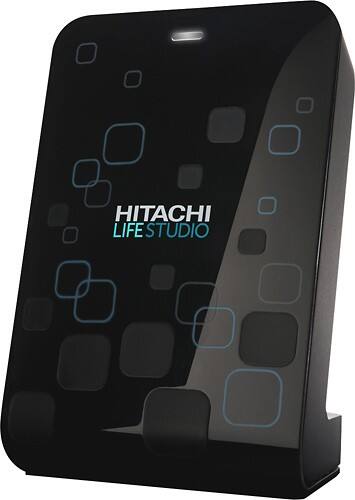 Best Buy: Hitachi LifeStudio Desktop 2TB External USB 2.0 Hard Drive ...
