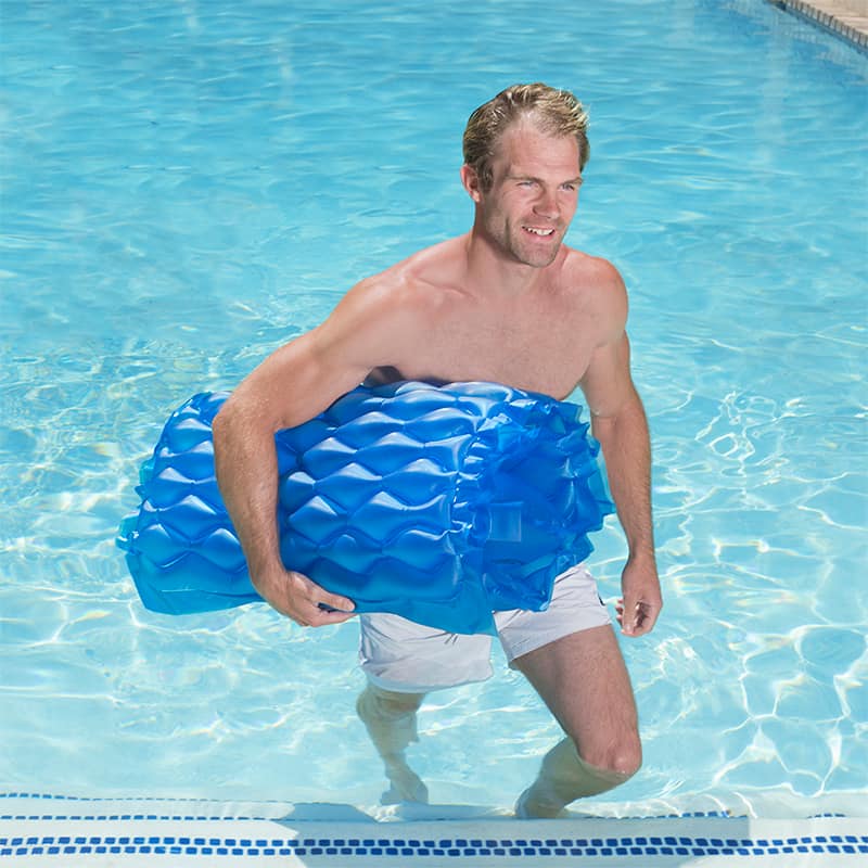 Swim Central - 85" Roll 'N' Go Inflatable Swimming Pool 1-Person Air ...