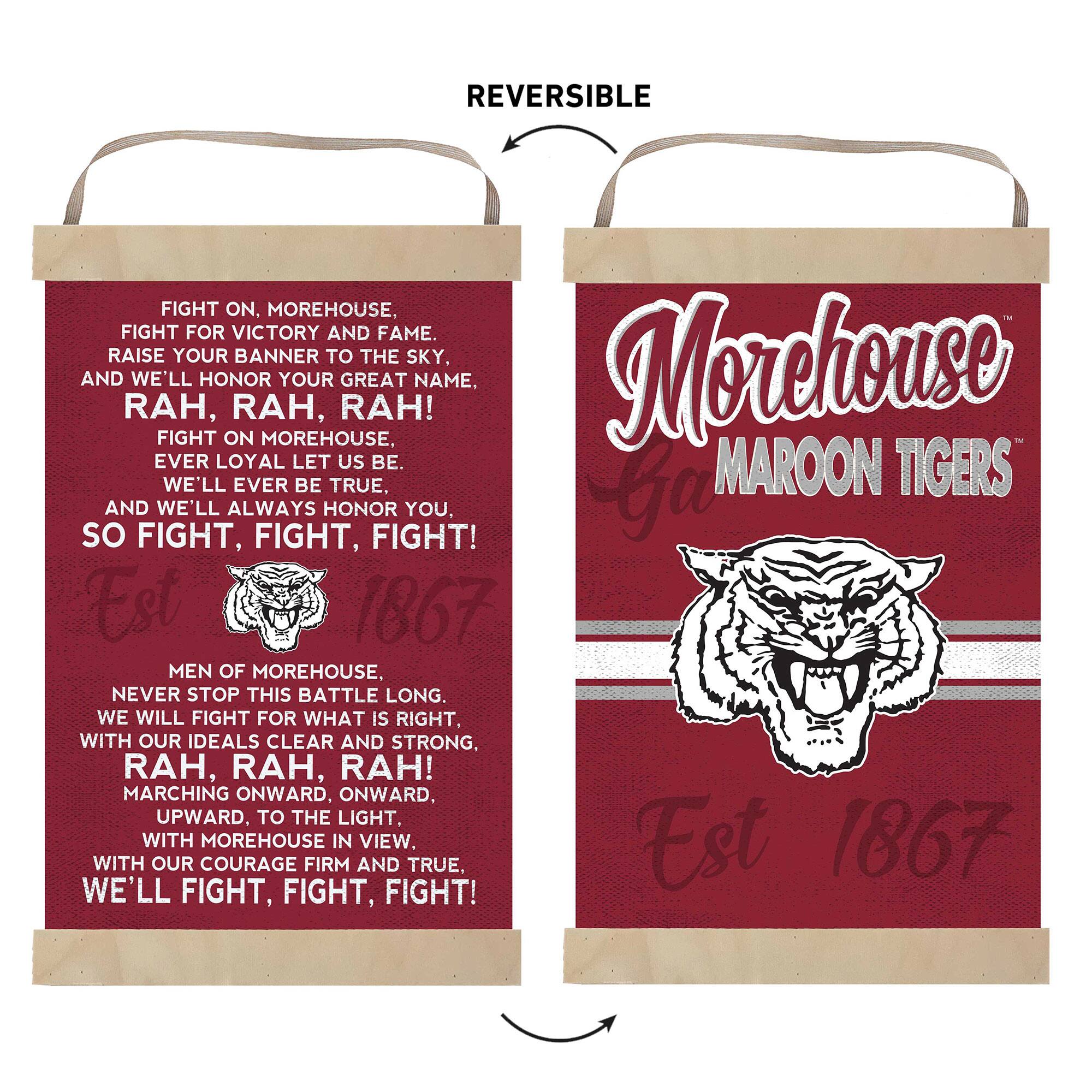 Jardine Morehouse Tigers Fight Song Banner Sign Maroon 4941649 - Best Buy