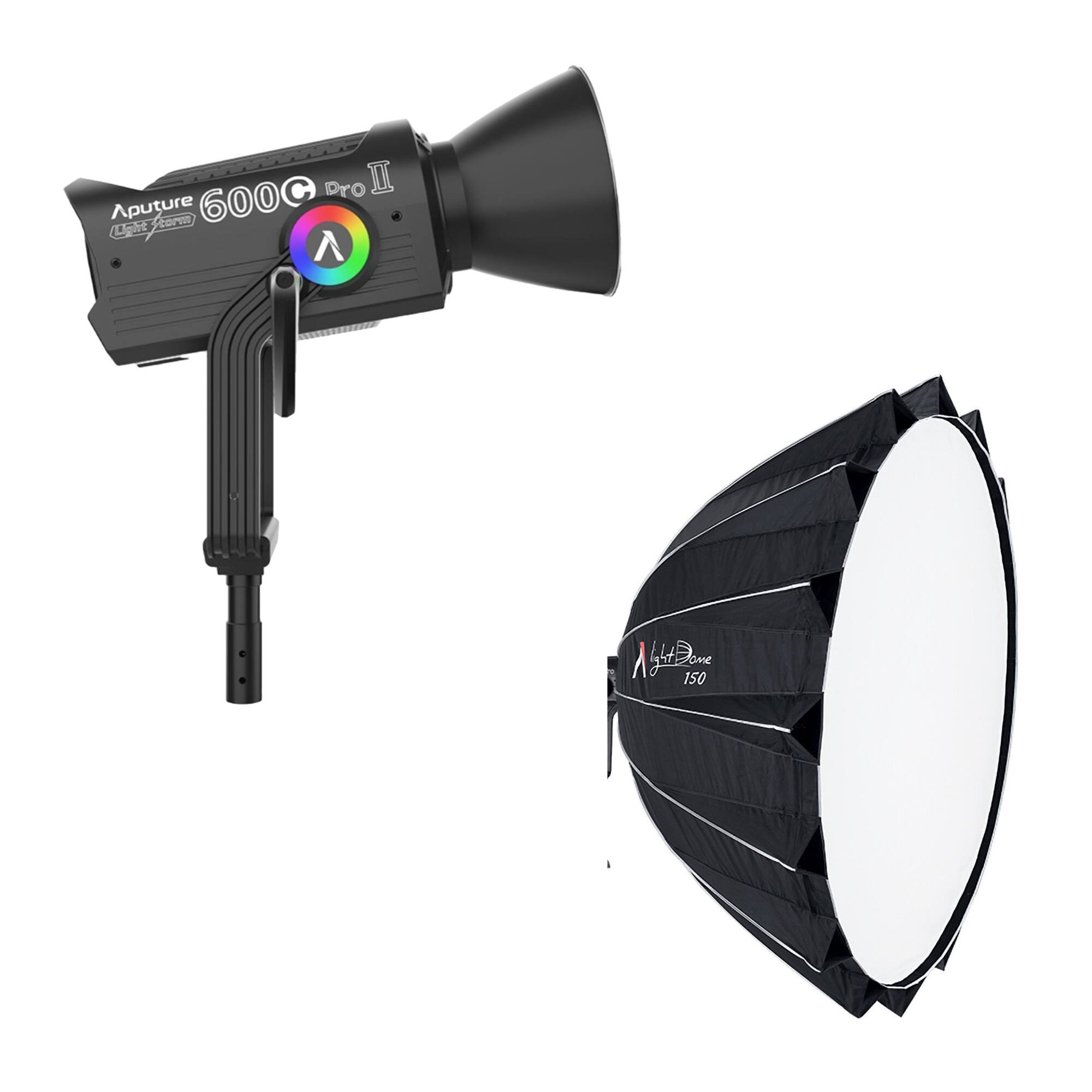 LS 600c Pro II RGB LED Monolight (V Mount) and Aputure Light Dome 150 ...