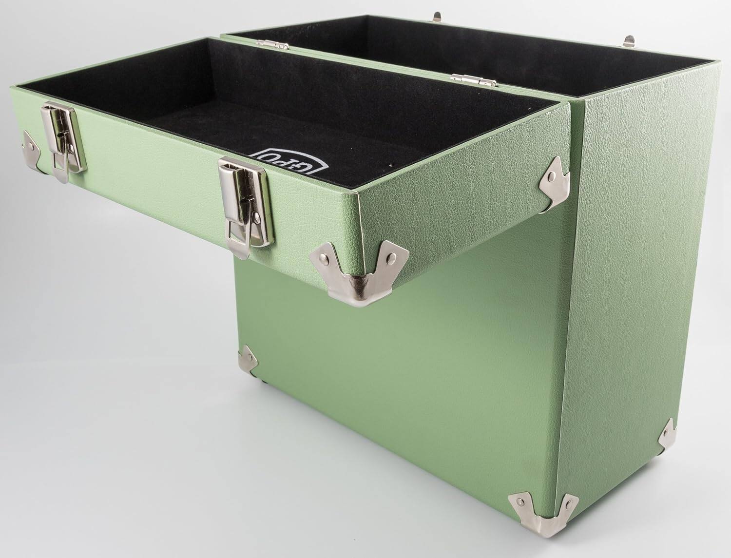 PopMarket GPO Retro SWB18GRE 12" Vinyl Record Case 35 Count Capacity ...