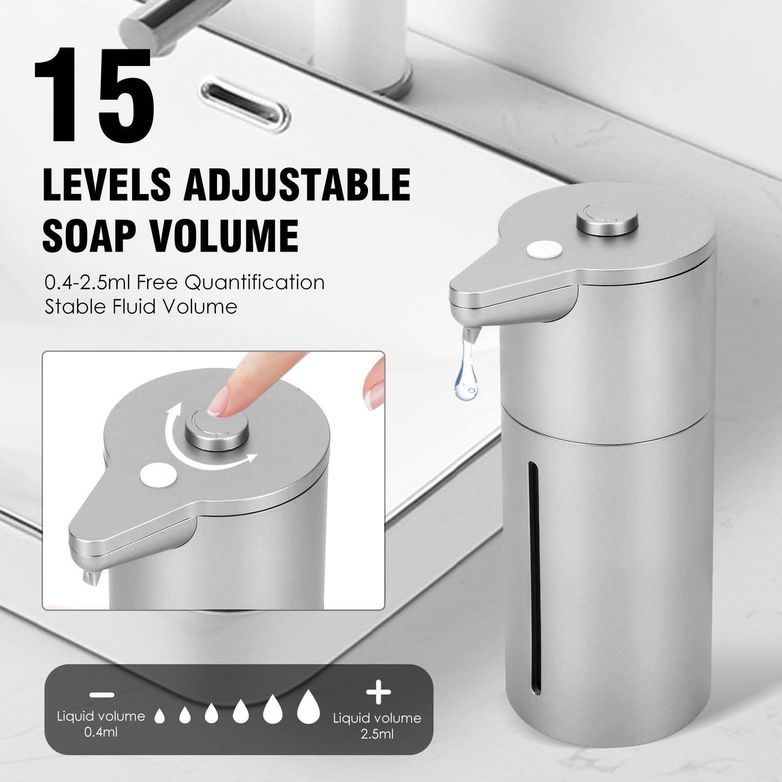 Dapper Styles Automatic Soap Dispenser Touchless Upgrade Adjustable ...