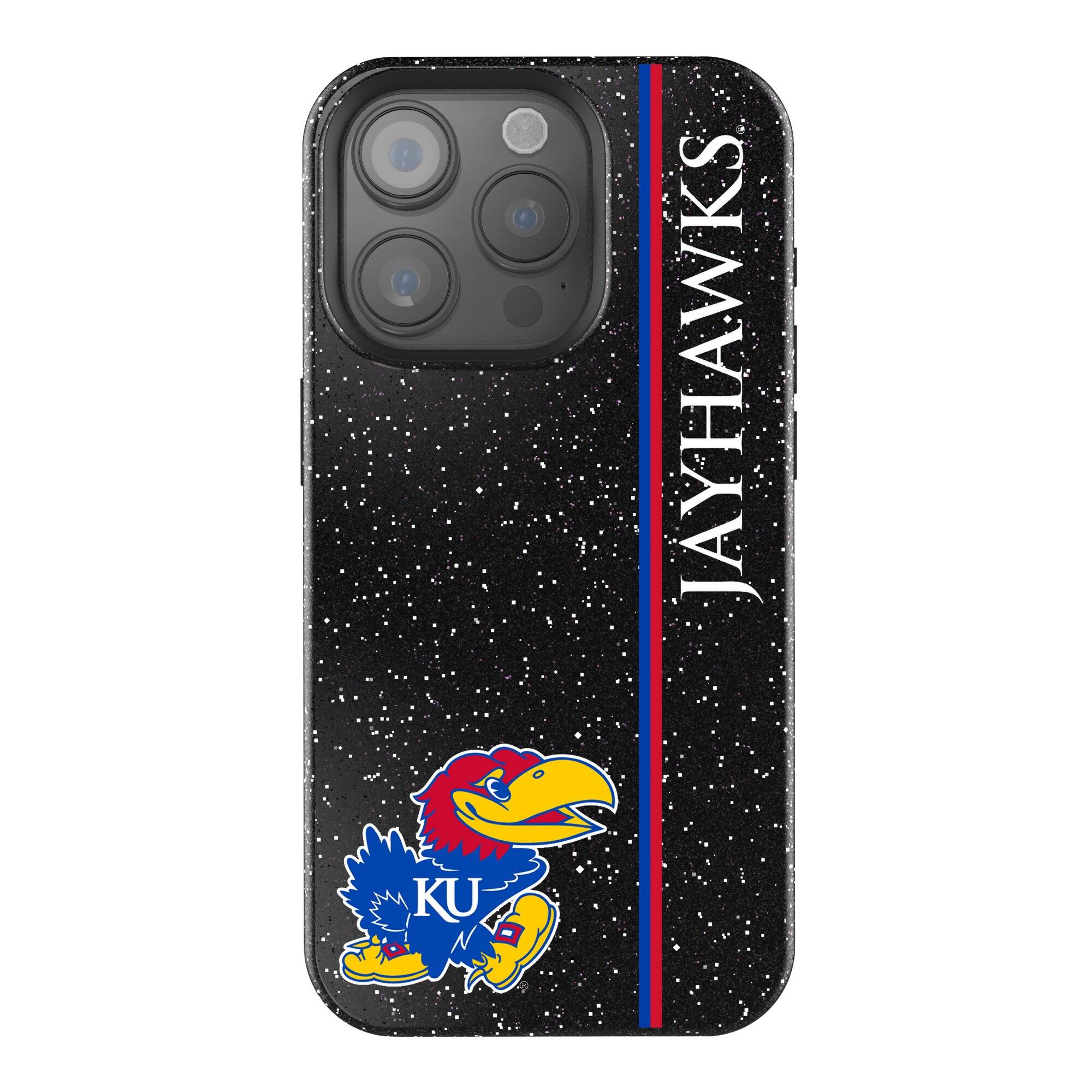 Keyscaper NCAA Kansas Jayhawks iPhone Bling Case 15 Pro Black 202263965 ...