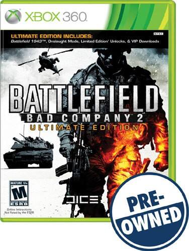 Pre Owned Battlefield: Bad Company 2 Ultimate Edition Xbox 360 - Best Buy