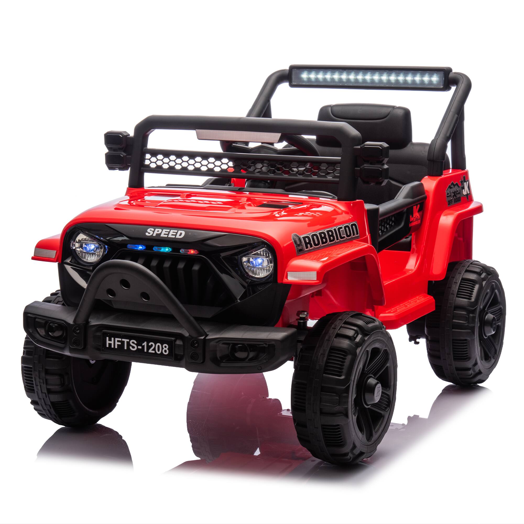 ELEMENT ACE Kids Ride On Electric Truck Car with Remote, 2WD, Suspension, Music Red W1578P187461 ...