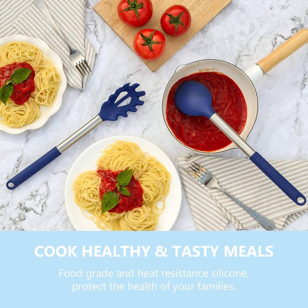 RTMB Twelve pieces of non stick, heat resistant silicone kitchen ...