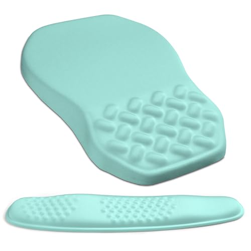 Earthley Blooms 2 in Wave Wrist Rest And Massage Slope Mouse Pad ...
