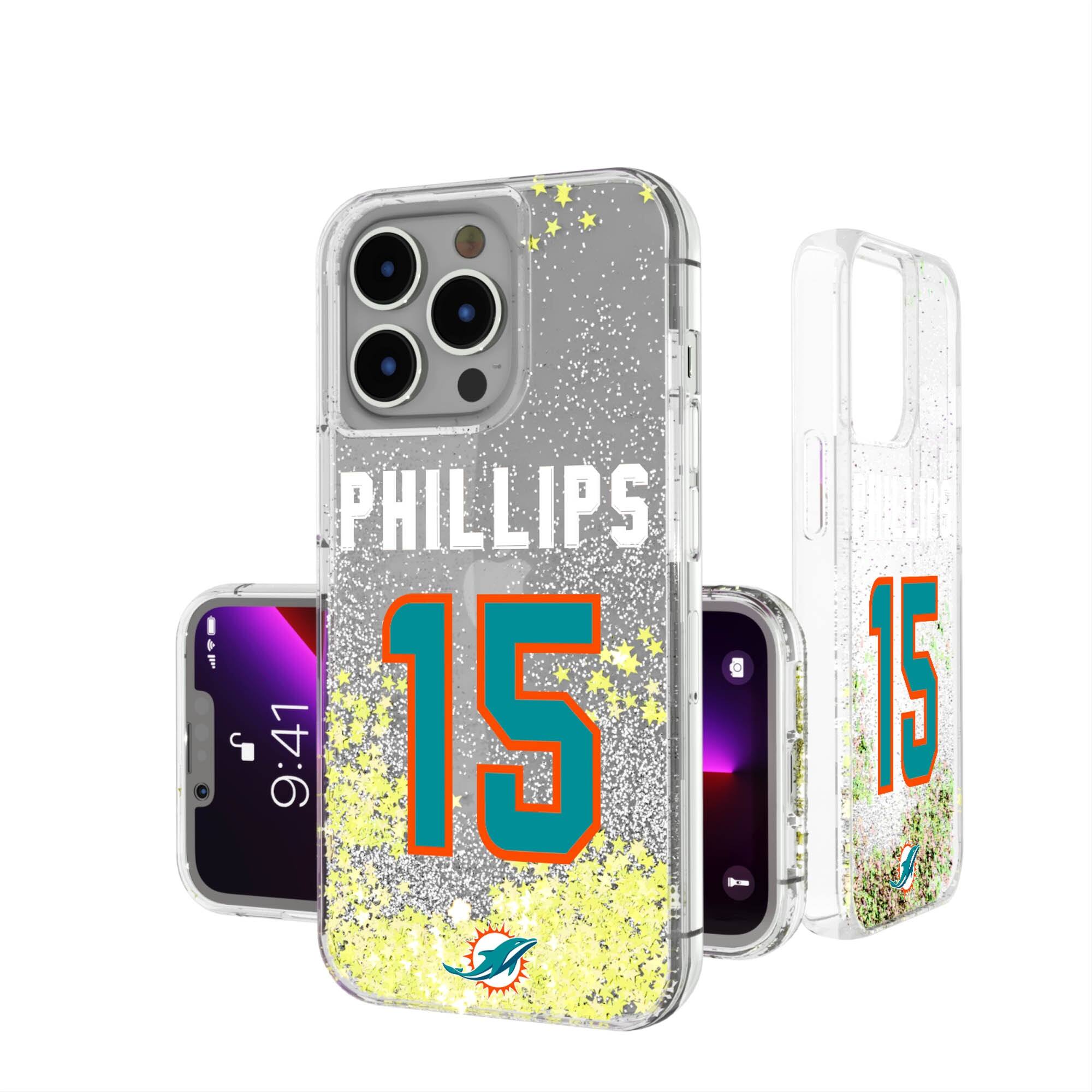 Keyscaper NFL Jaelan Phillips Miami Dolphins iPhone Glitter Phone Case ...
