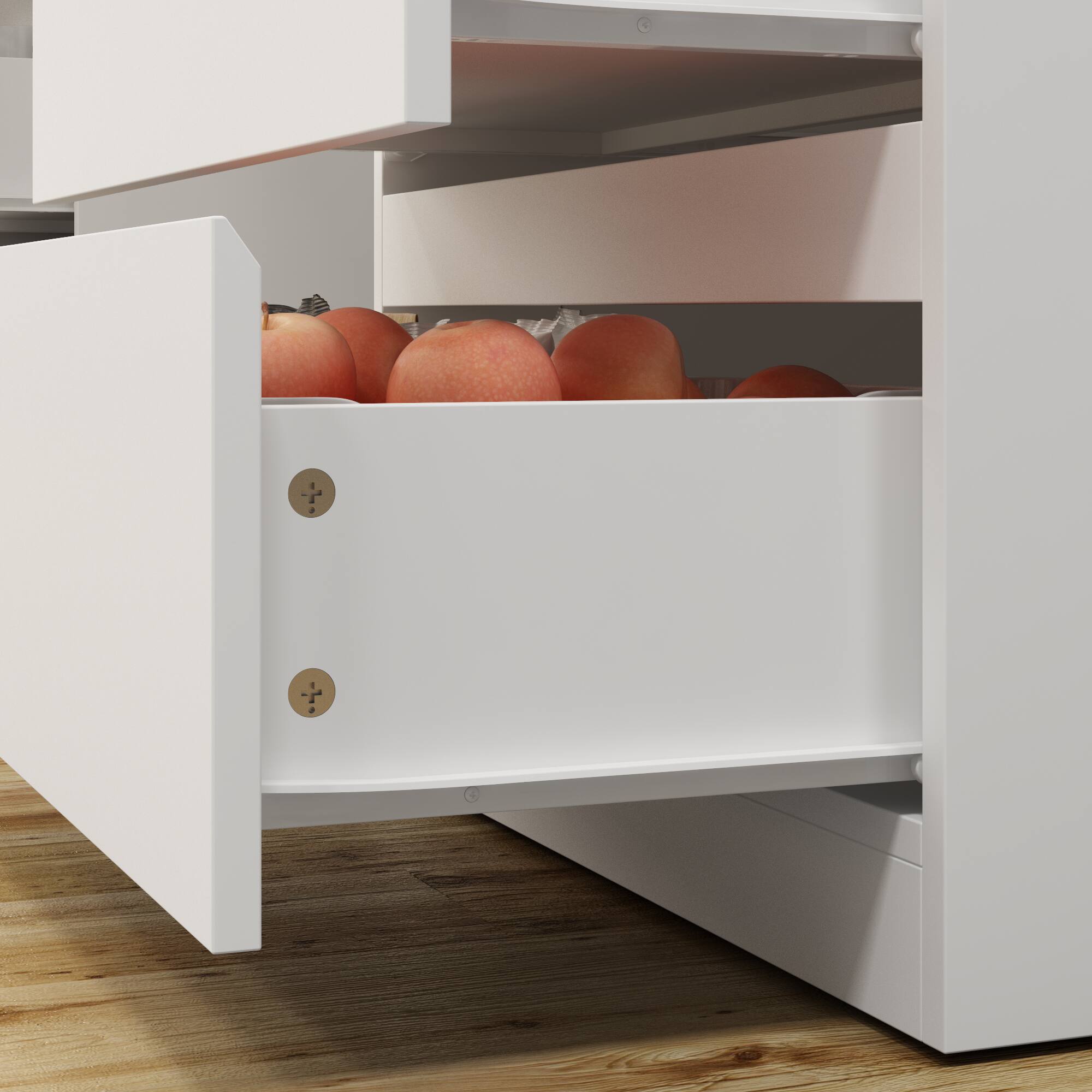 FUFU&GAGA Modular Multi Drawer Horizontal Storage Unit Rotatable ...