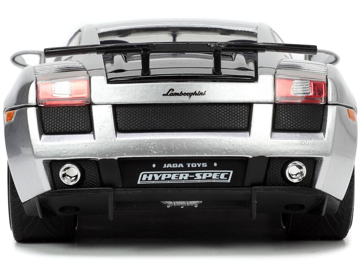 Jada Lamborghini Gallardo Superleggera Silver Metallic with Yellow ...