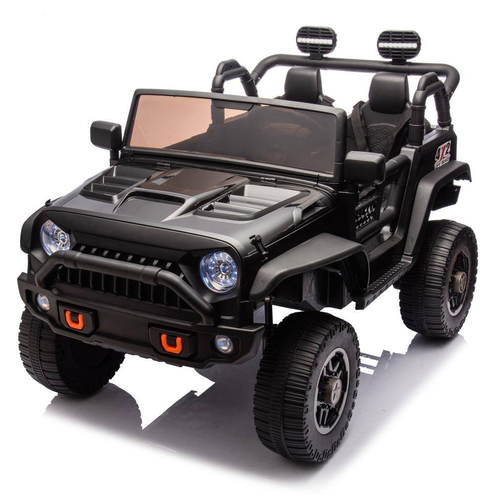 BreeBe 24V 2 Seater Kids Ride On Truck with Remote, 200W*2 Motor, LED ...