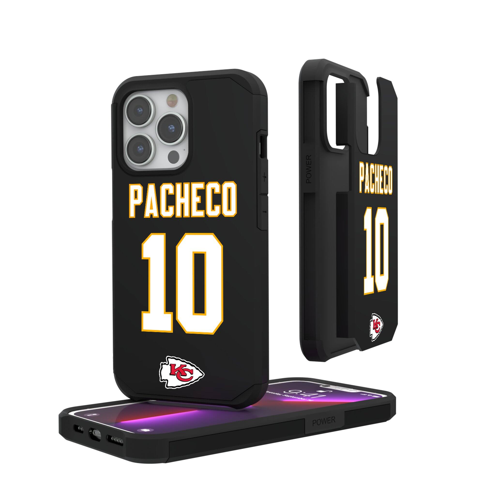 Keyscaper NFL Isiah Pacheco Kansas City Chiefs iPhone Rugged Case 15 ...