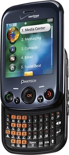 Best Buy: Pantech Jest Mobile Phone Blue (Verizon Wireless) TXT8040VW