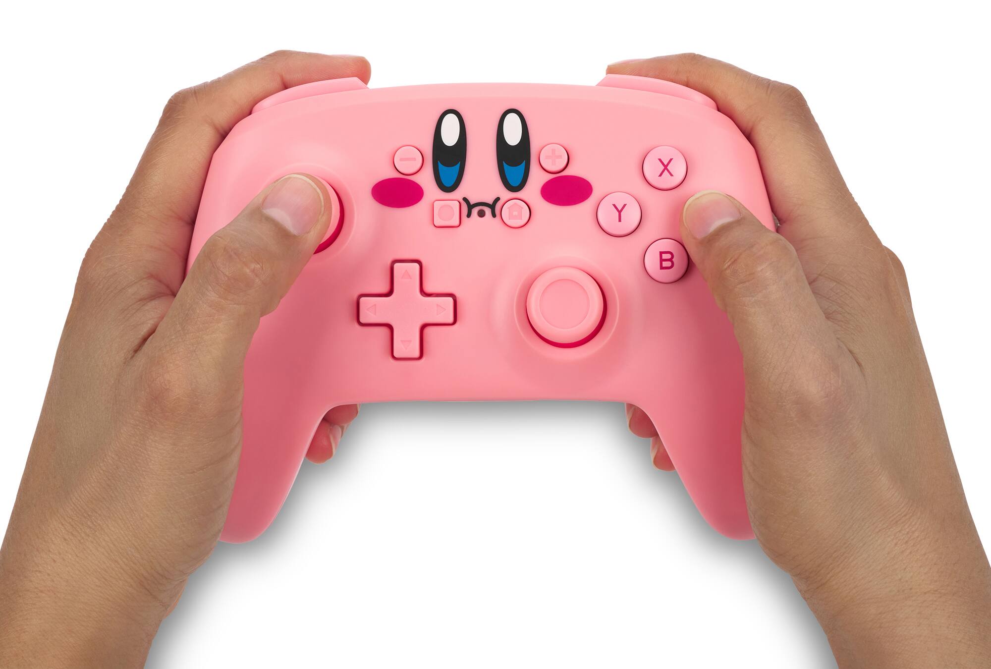 Powera Enhanced Wireless Controller For Nintendo Switch Kirby Mouthful